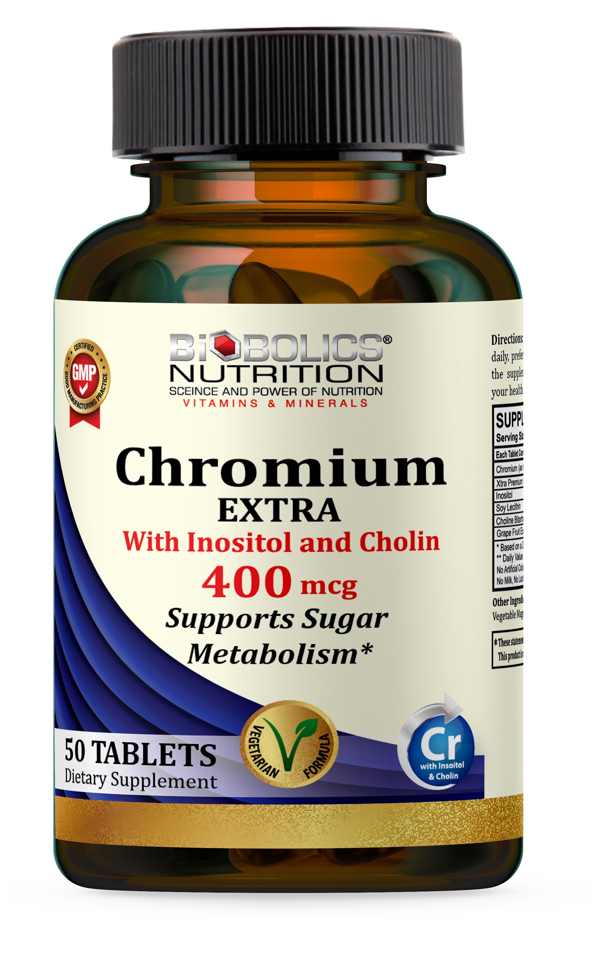 Biobolics® Chromium Extra 400 mcg – Biobolics Vitamins