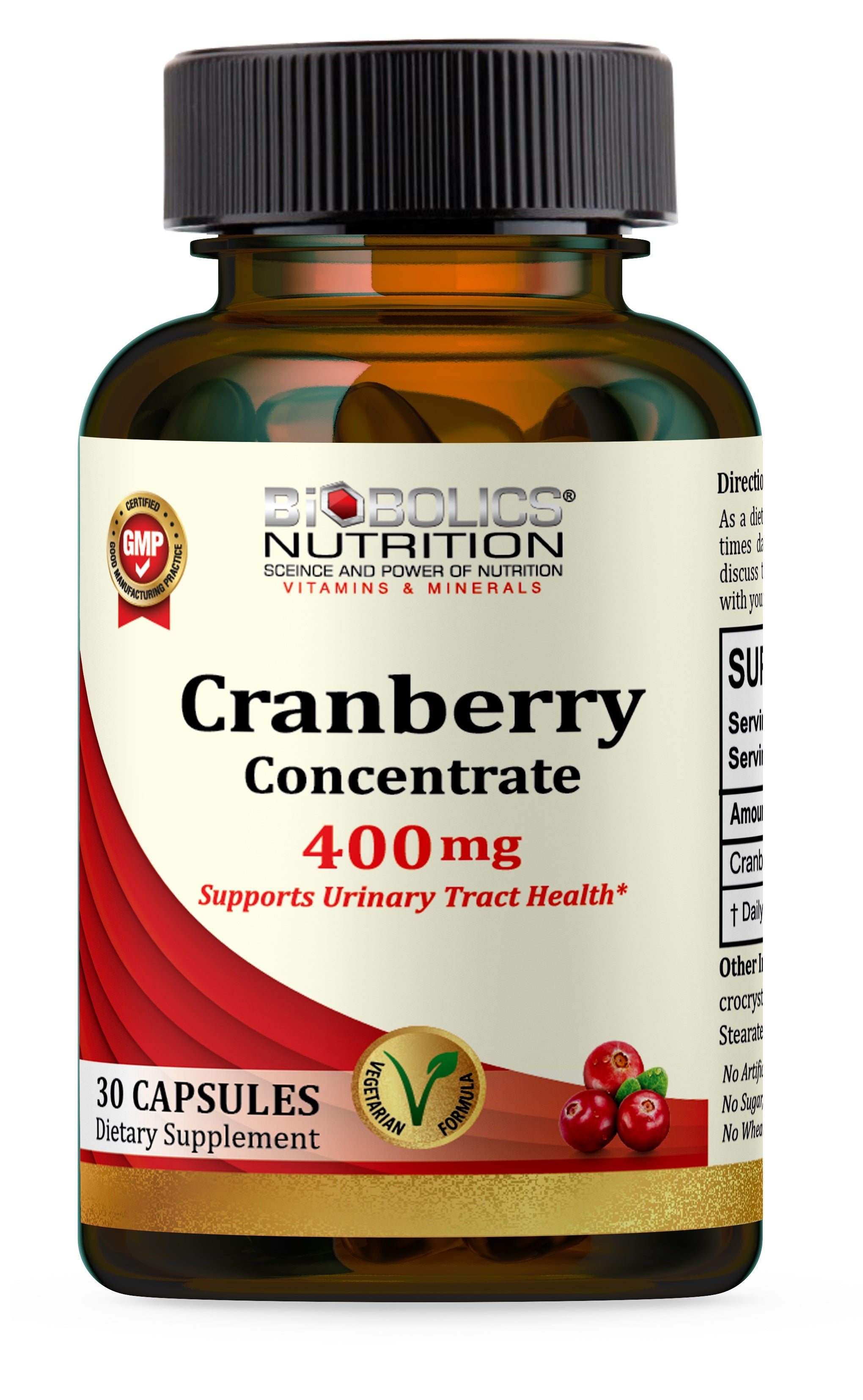 Biobolics® Cranberry 400 mg – Biobolics Vitamins
